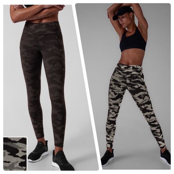 Athleta | Pants & Jumpsuits | Athletarainier Reflective Tight Legging ...